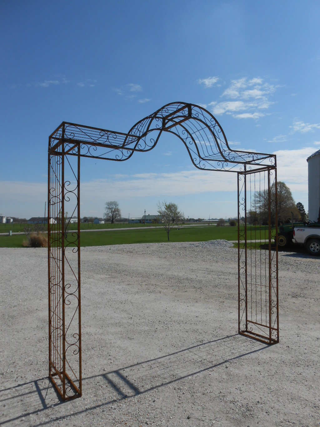 Celebrity Wrought Iron Driveway Arbor - Outdoor Structure