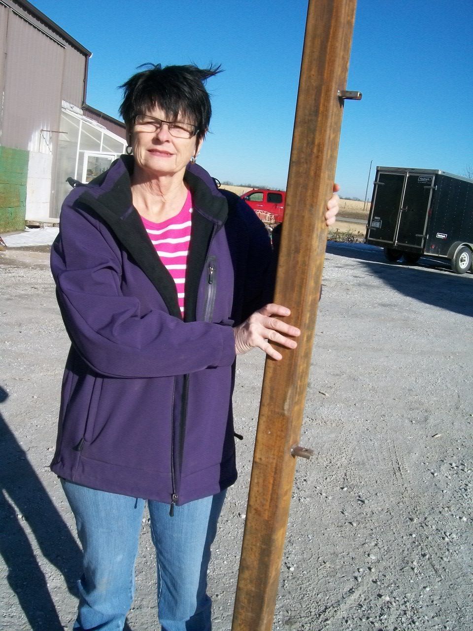 3ft Celtic 3" sq Steel Post For Fence Gates & Driveway Gates