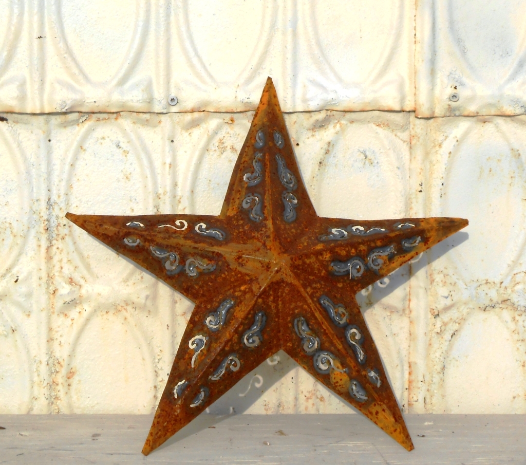 Medium Metal Decorative Plasma Cut Star