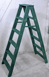 Choose Your Color Double Sided 6 Step Ladder Shelf