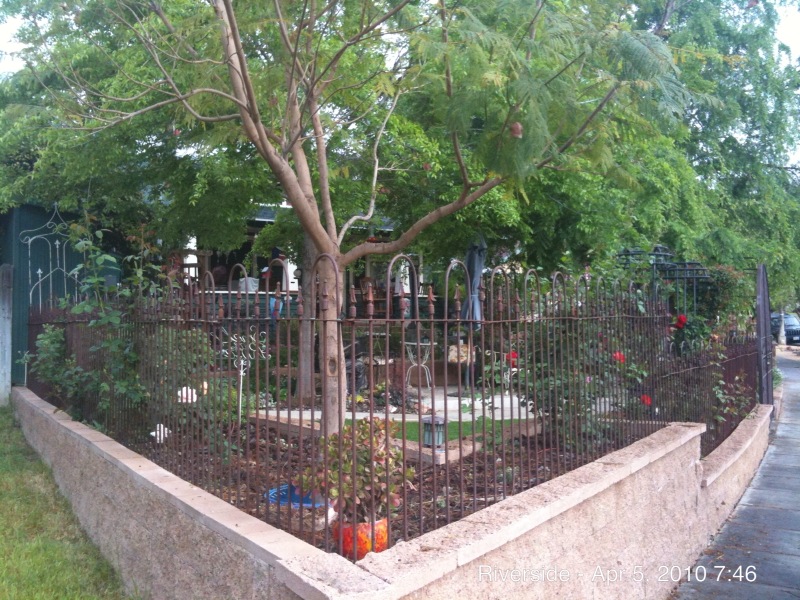 Corner Lot with Wrought Iron Fencing - Decorative