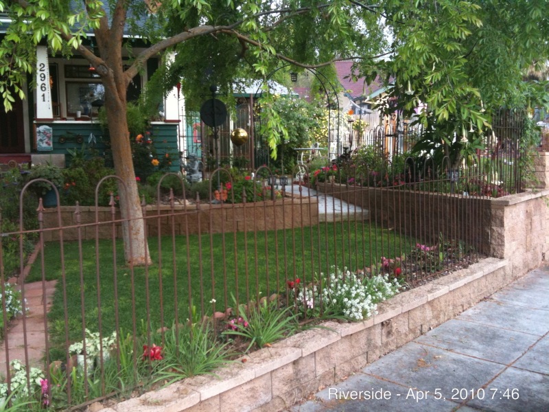 Corner Lot with Wrought Iron Fencing - Decorative