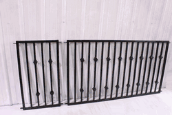 Custom Made Fencing & Gates With Collar Accents