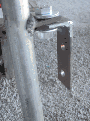 Custom Made Bracket For Fence and Gate Hinges