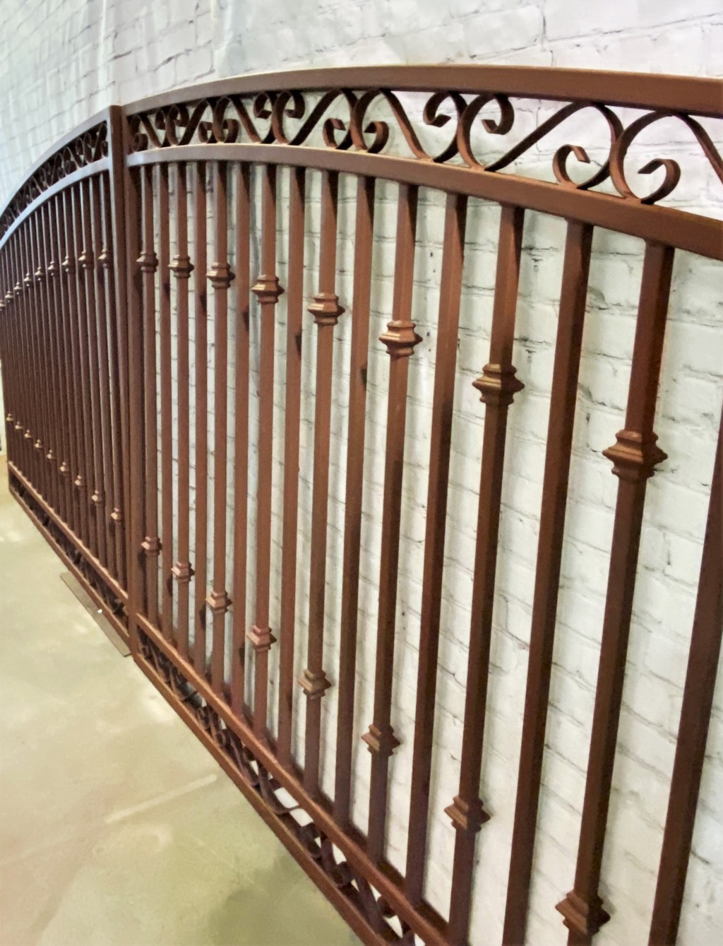 Custom Steel Durango Entry Driveway Gate 4't x 12'w