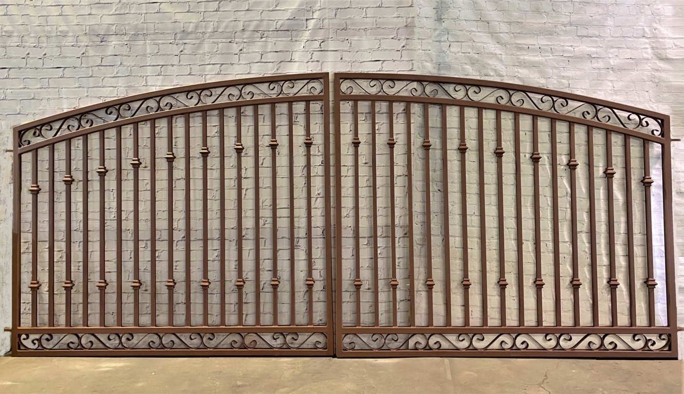 Custom Steel Durango Entry Driveway Gate 4't x 12'w