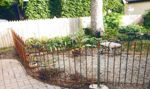 Customer Needed Wrought Iron Fence That Curved