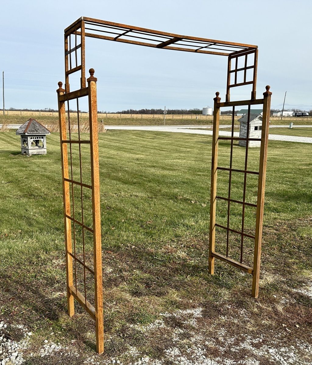 Wrought Iron Square Dome Arbor