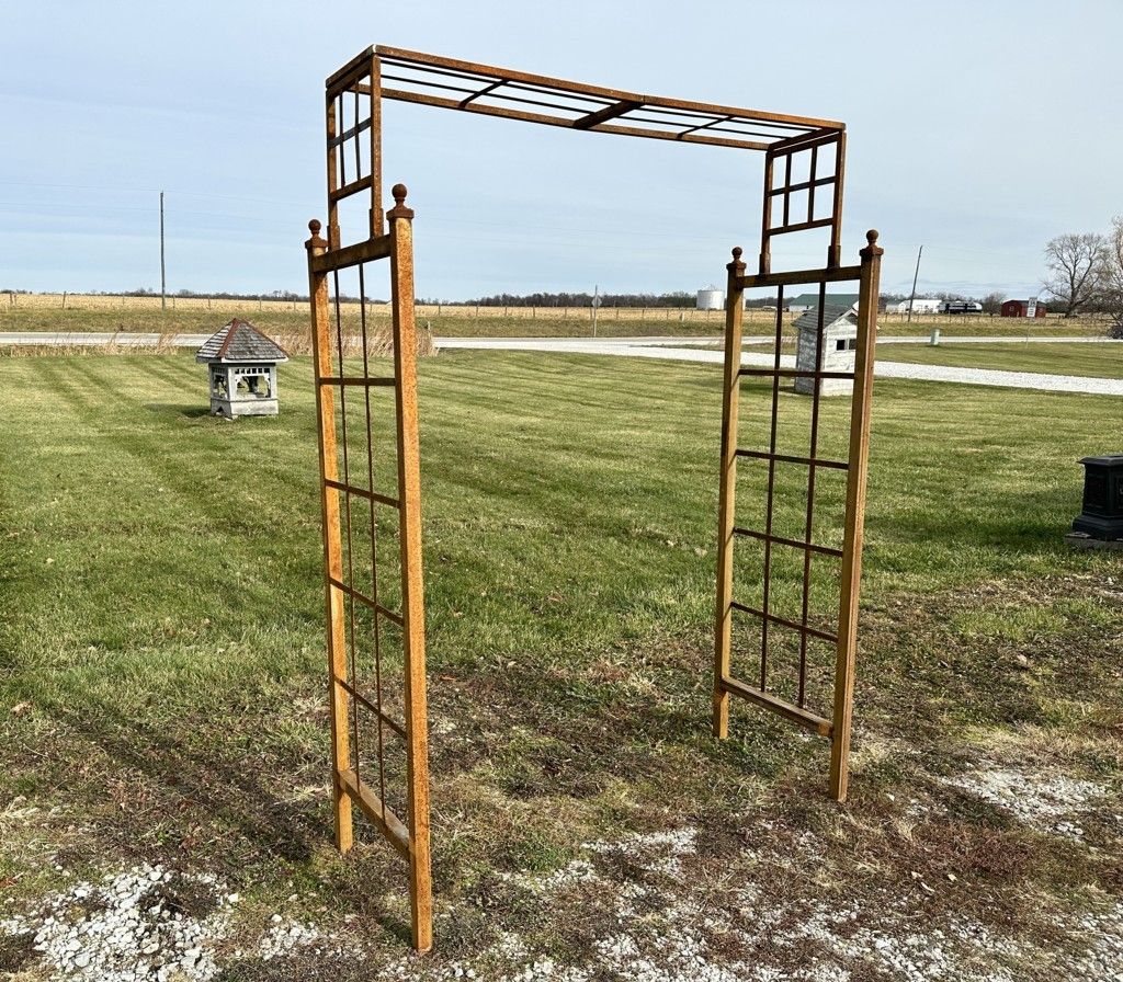 Wrought Iron Square Dome Arbor