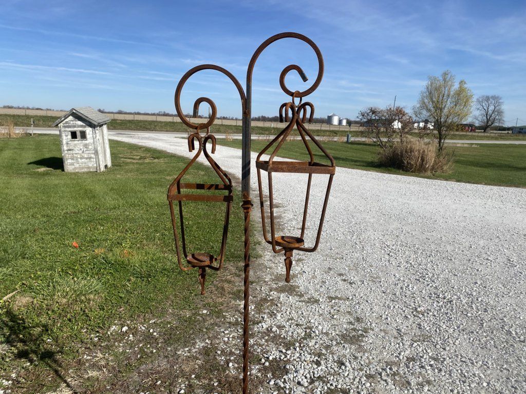 Double Crown Lantern - Real Wax Candle Light