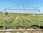 All Gates - Woven Wire Double Loop Garden Entry or Trellises