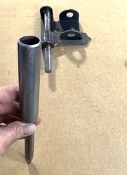 Ground Spike For Drop Pin Latch Receiver - Cane Bolt Catch