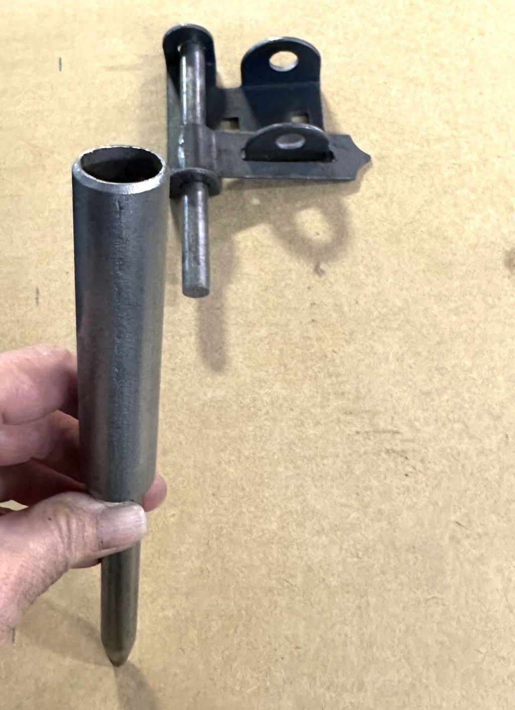 Ground Spike For Drop Pin Latch Receiver - Cane Bolt Catch