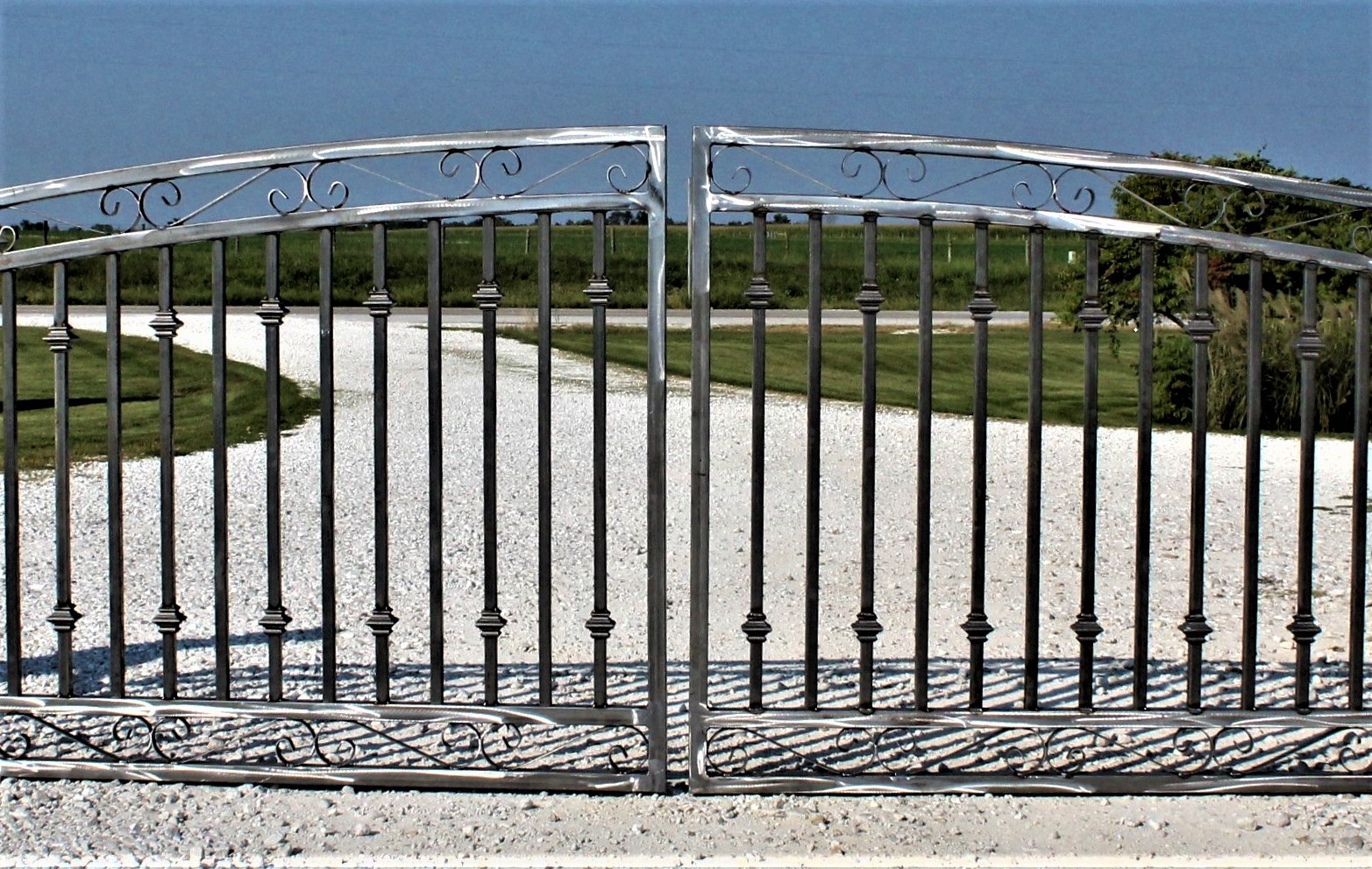 Custom Made Steel Durango Entry Driveway Gate 6't x 12'w