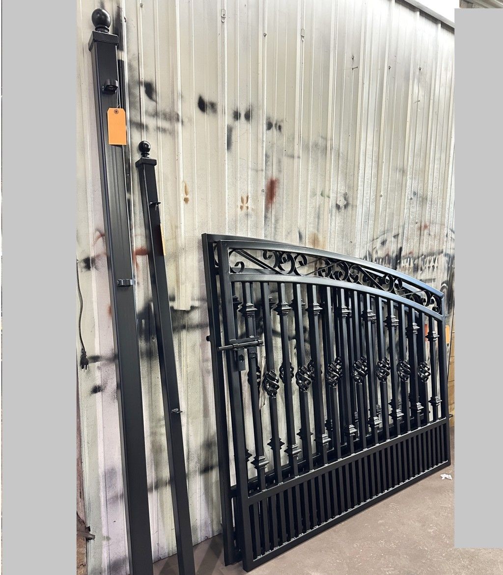 4ft Heavy Steel Durango 3"sq 8-Gauge Driveway Gate Hinge Post