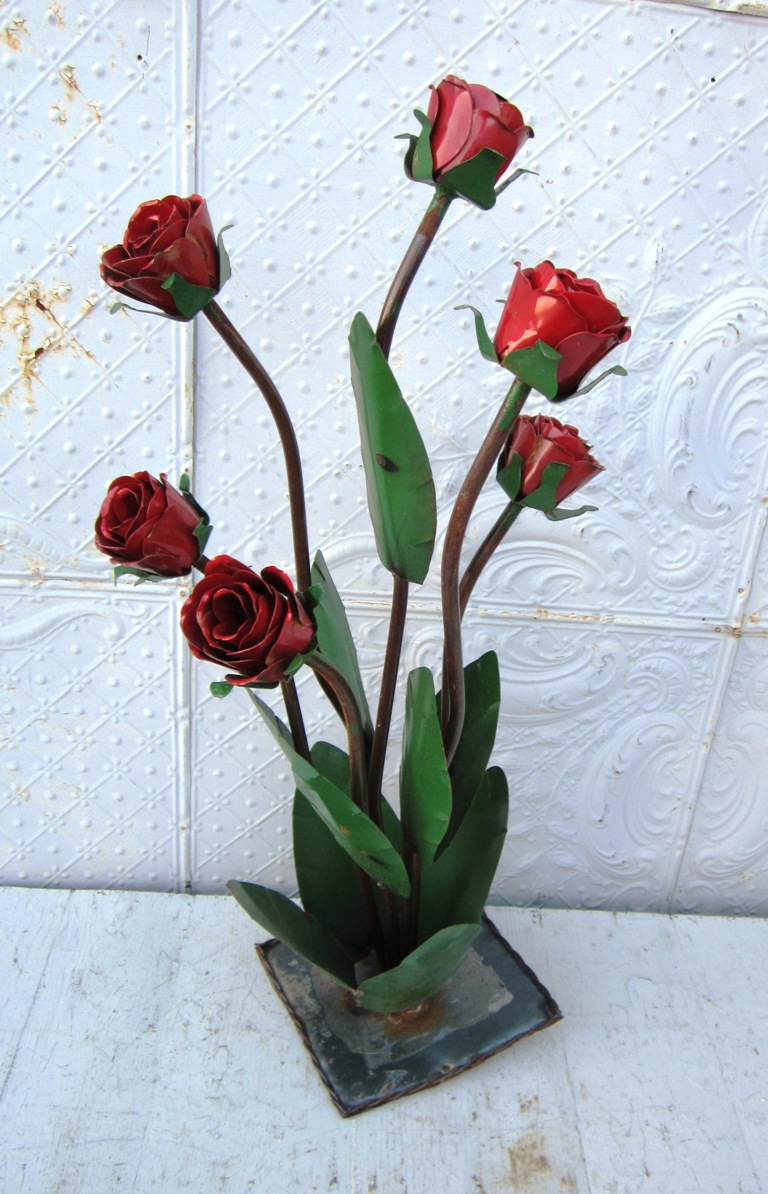 Ever Blooming Roses - Tin Flowers