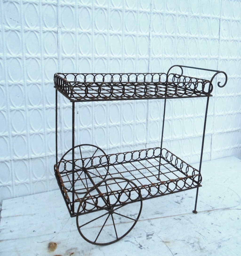 Flower Garden Carts & Tea Serving Carts