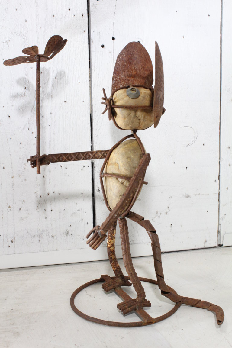 Folk Art Rock Maynard Mouse Furried Friends Lawn Decor Yard Art