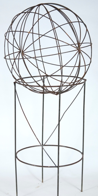 Garden Balls Yard Sculpture - Topiary Frame - 3 Sizes For Sale