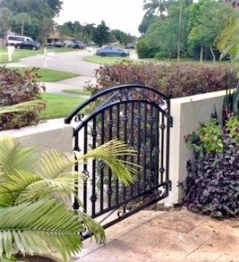 Donovan Metal Entry Gate Installation - Before and After