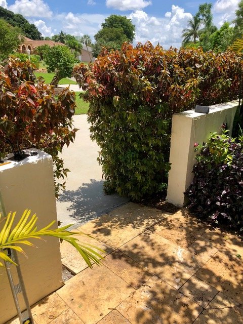 Donovan Metal Entry Gate Installation - Before and After