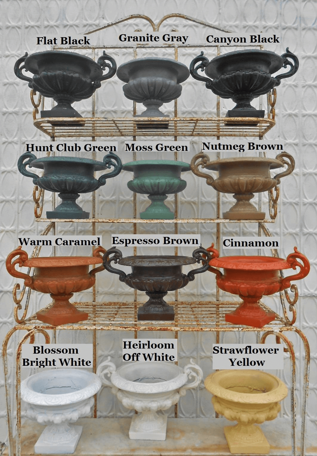 Handmade 2ft tall Border Fence - Old World Iron Cast Finial