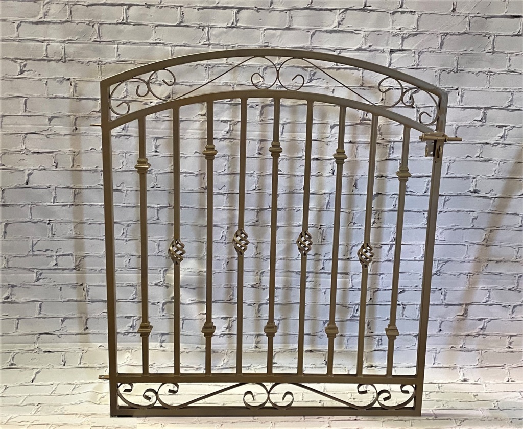 Handmade Donovan 4ft x 4ft Entry Wrought Iron Gate