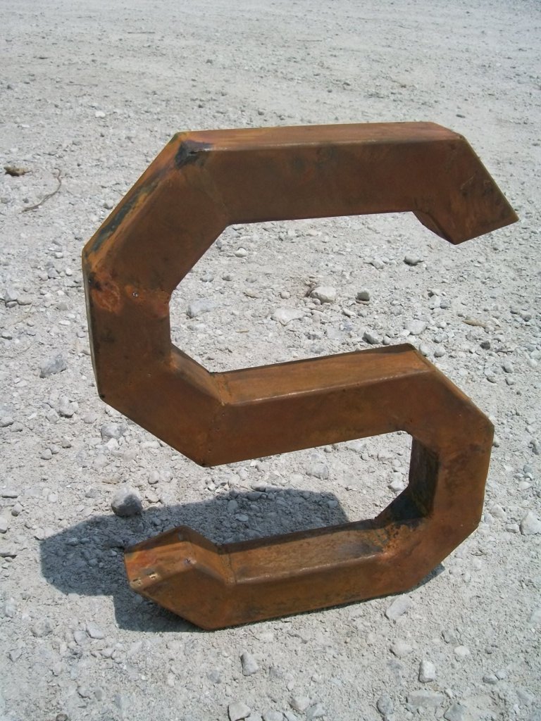 Handmade Metal Lettering - Every Letter Available A to Z and