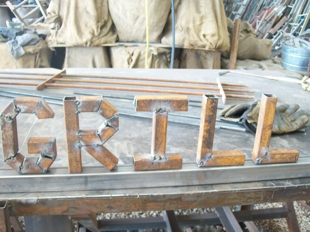 Handmade Metal Lettering - Every Letter Available A to Z and