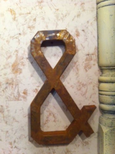 Handmade Metal Letters Marquee Signs - Initials