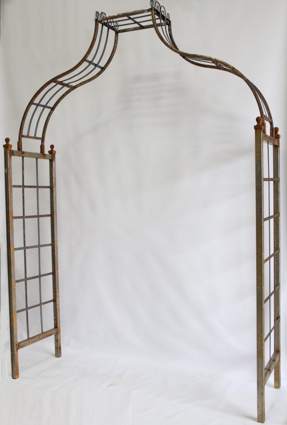 Handmade Wrought Iron Noah Arbor Made Wider