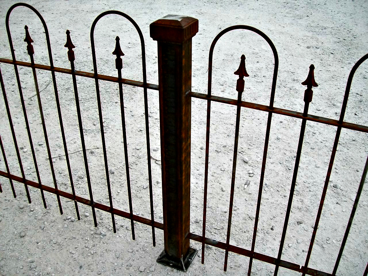 Heavy 3" Square Iron Fencing Post and for Driveway Gates