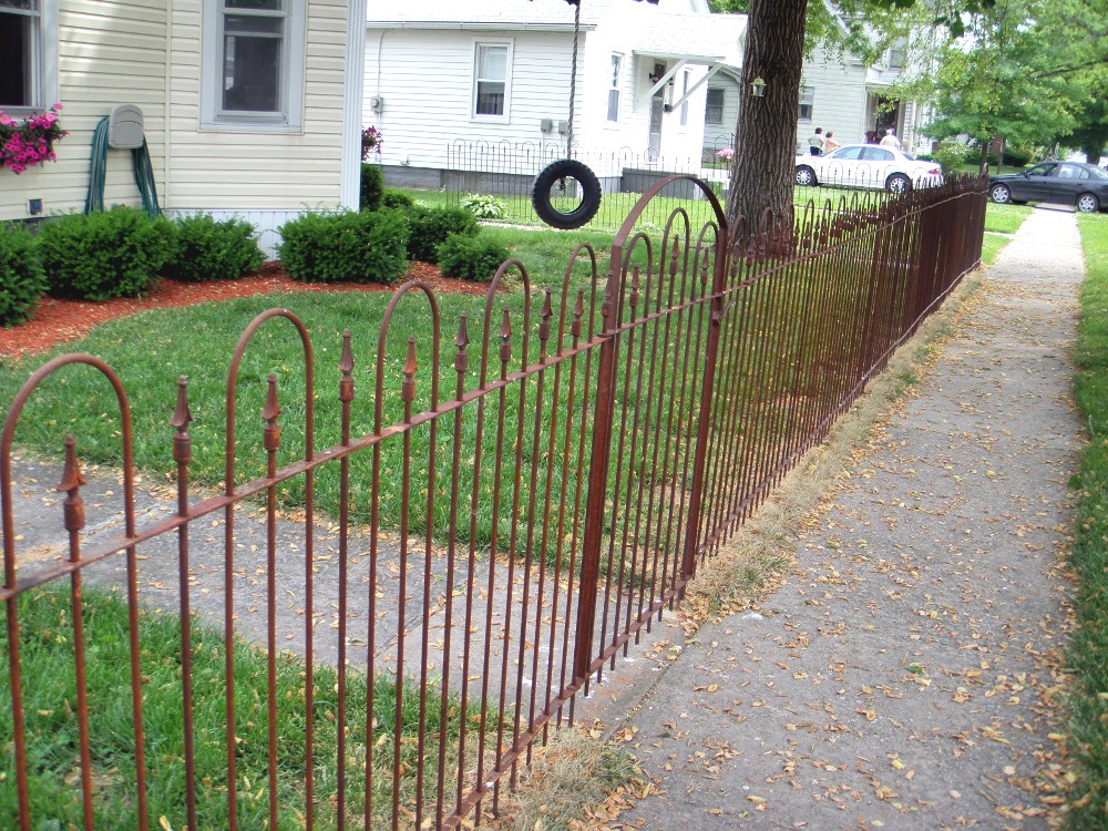 Interlocking Fence in Front of Customers House