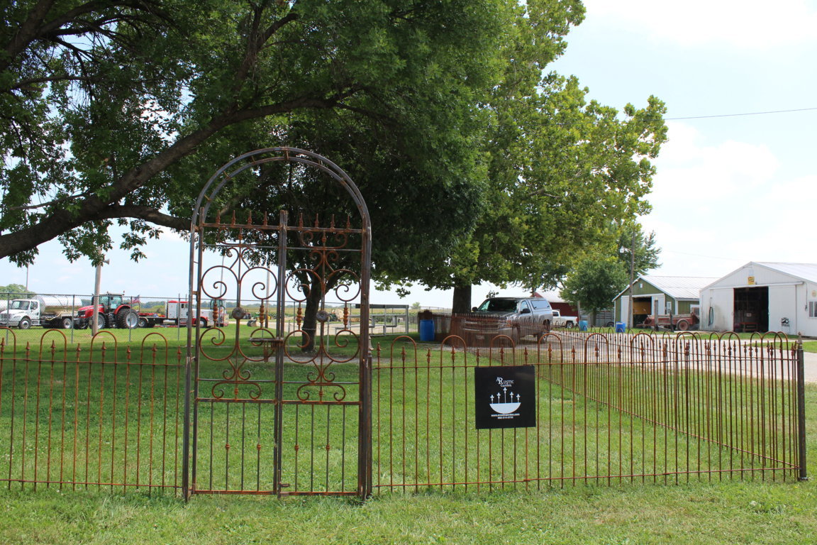 Iron Country French Arbor Entry Gate - 8' Tall Arch