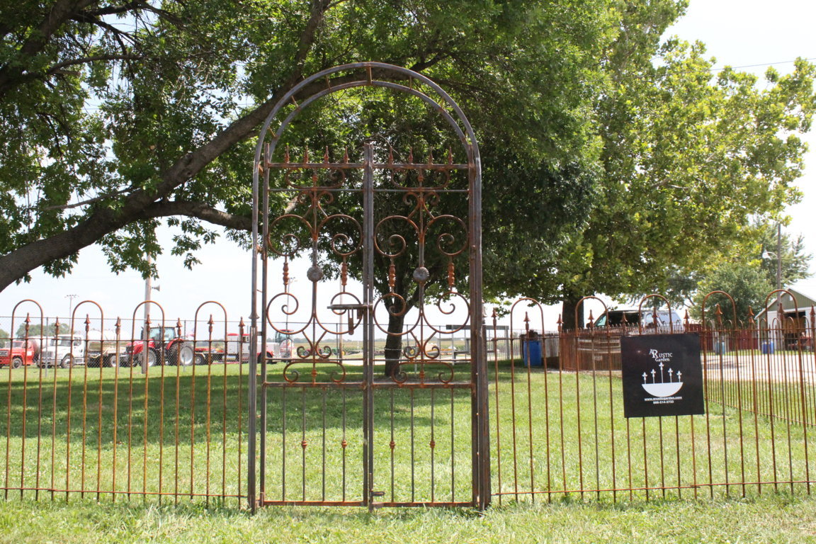 Iron Country French Arbor Entry Gate - 8' Tall Arch