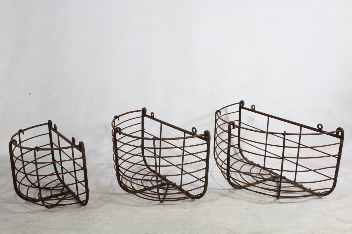 Large Half Round Wall Basket - Vertical Garden Planter