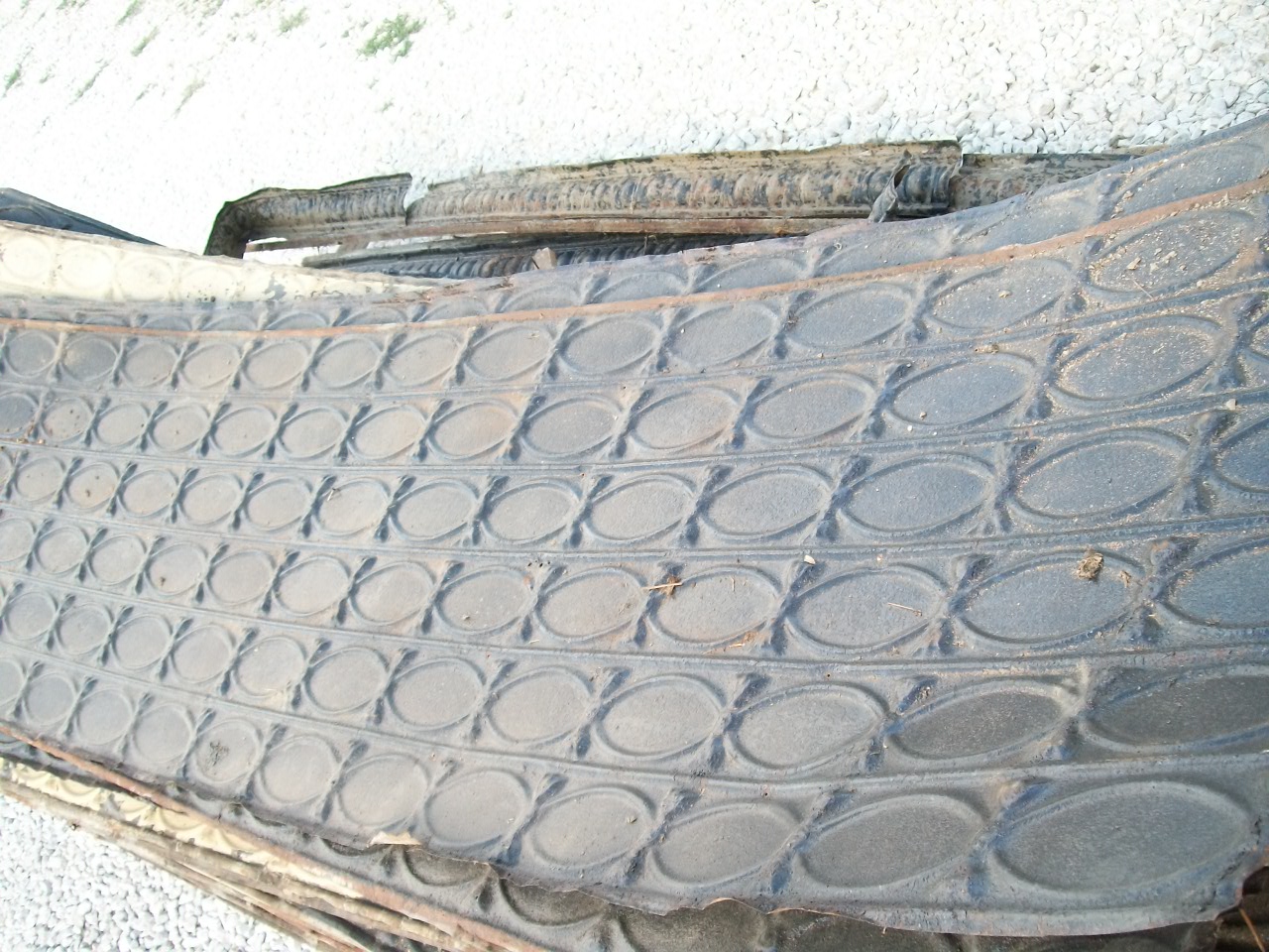 Large Rectangle 8' Pieces of Metal Ceiling Tin Panels