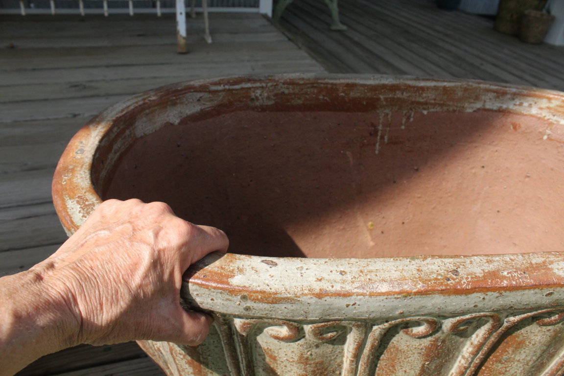 Large Vertical Chandler Pottery Flower Planter