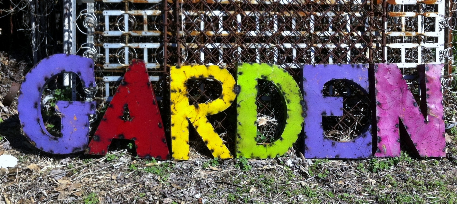 60" Garden Trade Sign 3 - D