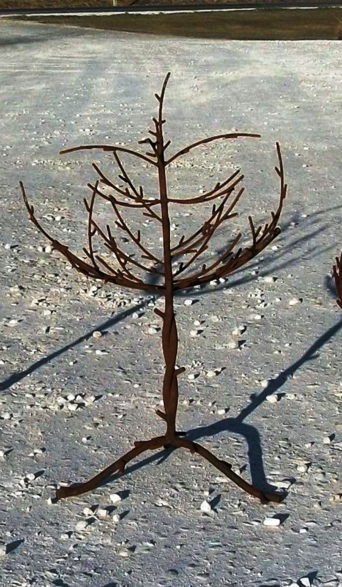 Medium Wrought Iron Tree - Large Decor
