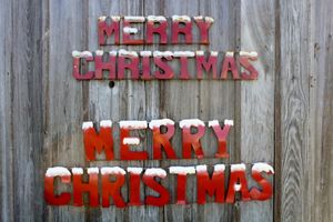 Merry Christmas Signs 2 sizes Holiday Decorating Wall Art