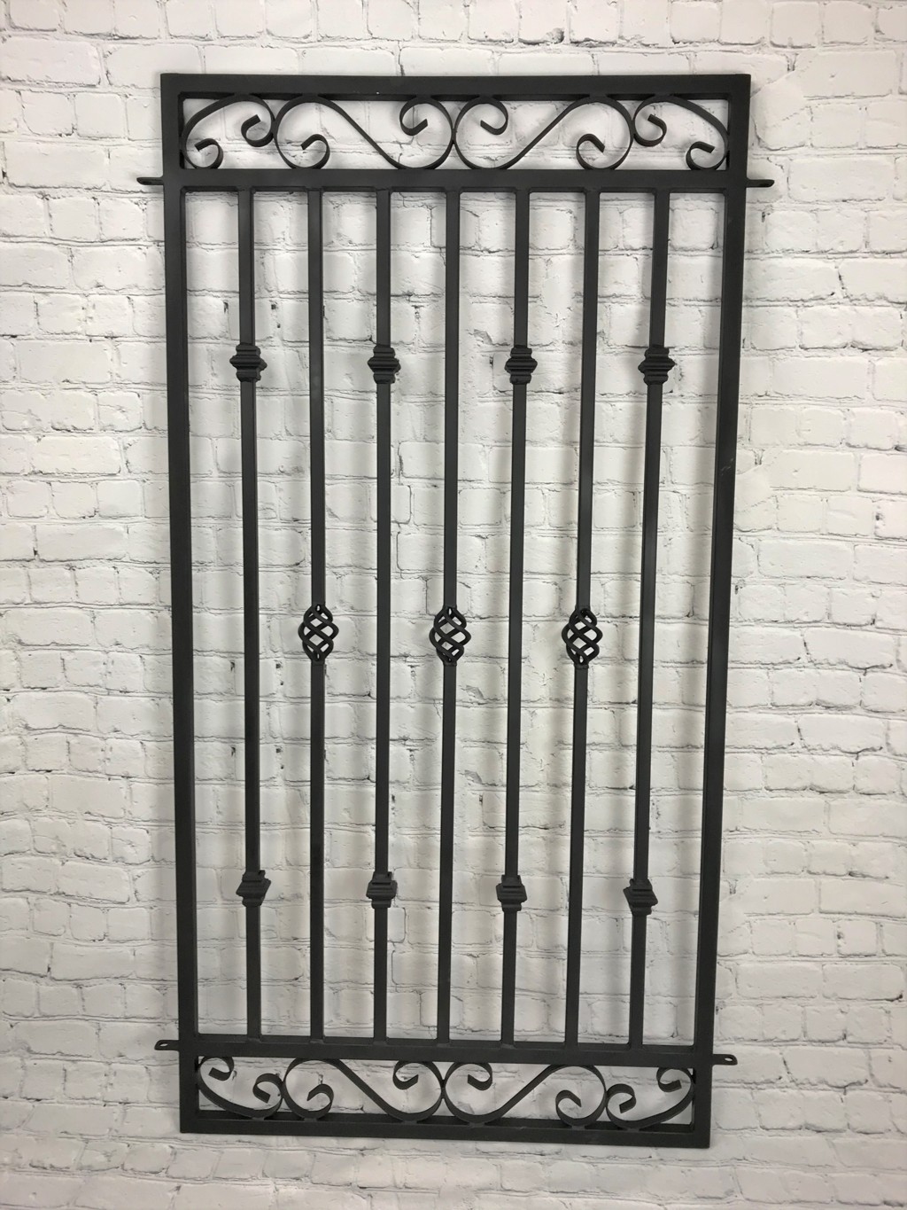 Metal Donovan Fence Panel Wrought Iron Fencing Section - 5ft x 3ft