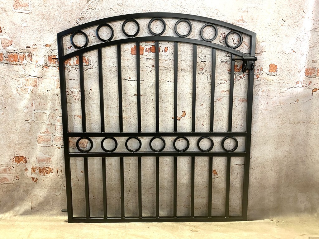Metal Double Circle 4' x 4' Yard Entry Gate