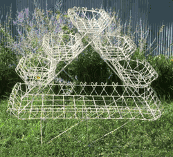 Metal Layered Planter Box Tiered Display - Iron Plant Stand