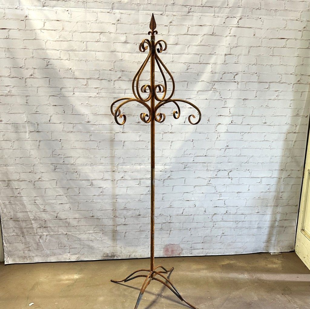 Metal Tree with Hooks - Basket Hanger - Plant Stand