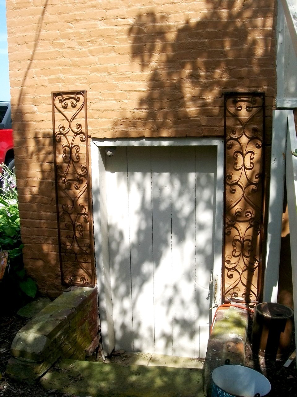 New Orleans Wrought Iron Exterior Window Shutters
