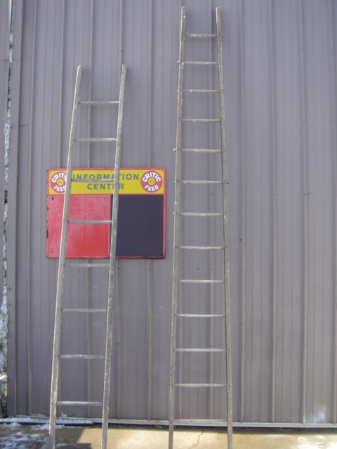 Old Primitive Ladders