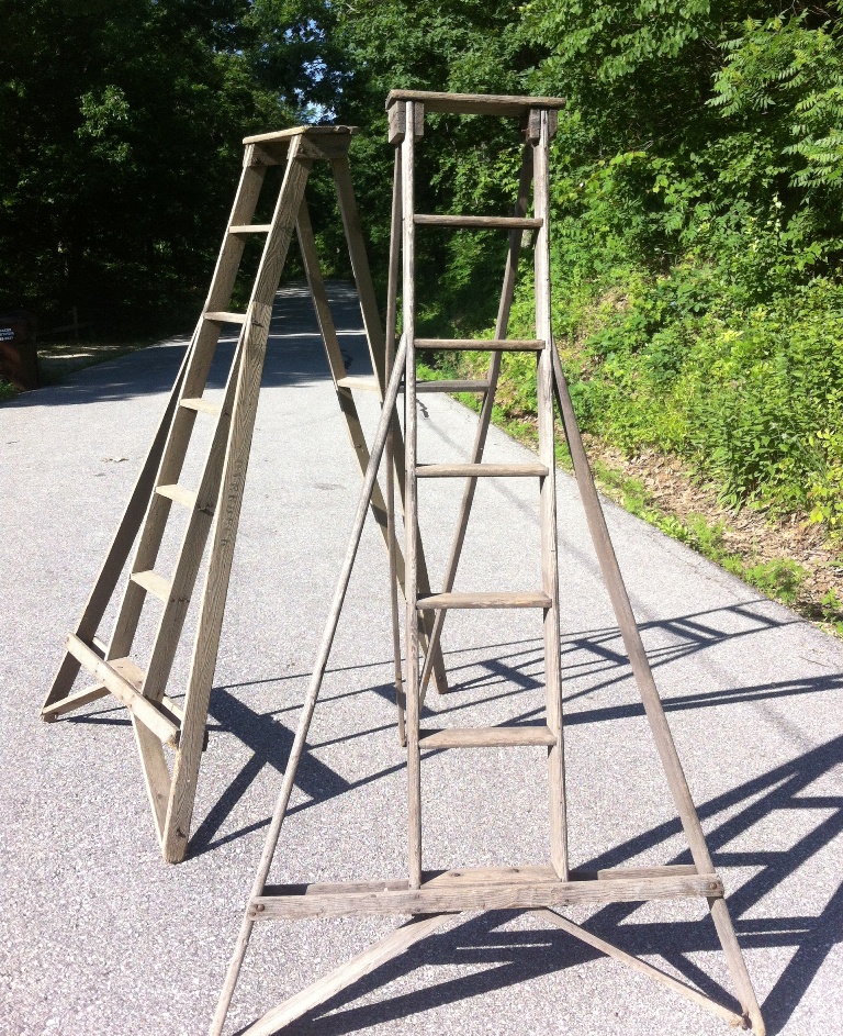 Old Vintage Orchard Apple Ladder from Michigan
