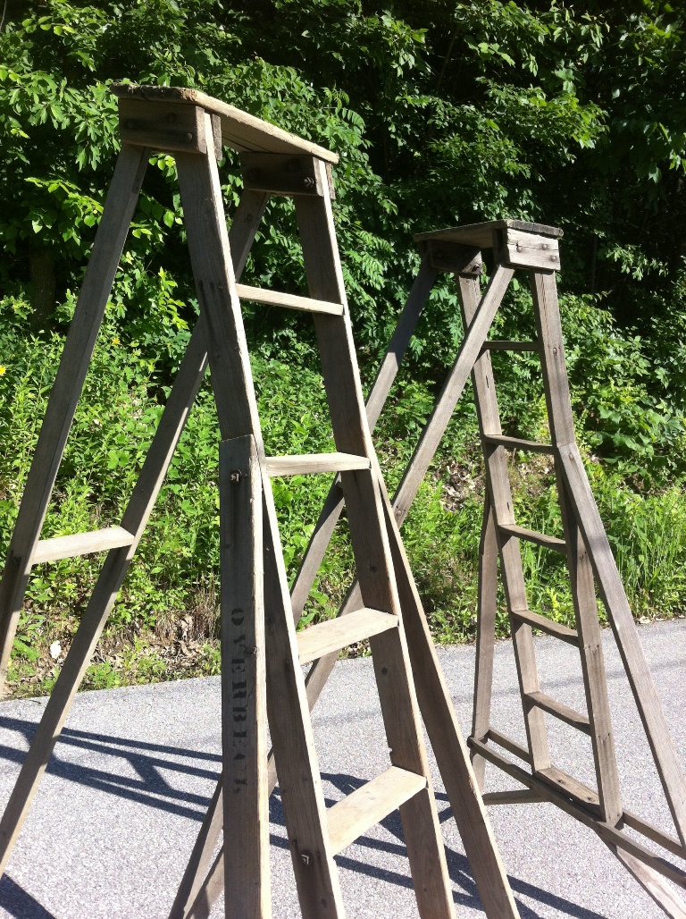 Old Vintage Orchard Apple Ladder from Michigan