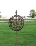 Orbit Sphere Metal Topiary - Garden Art